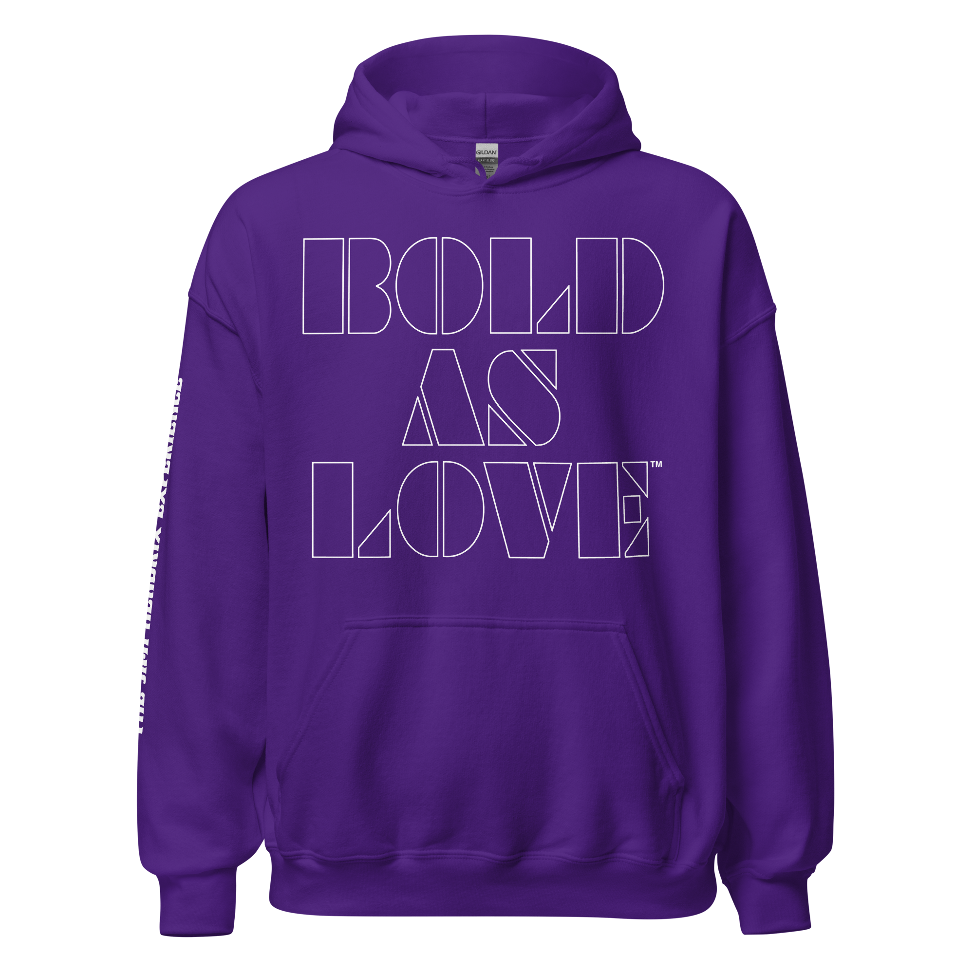 Bold As Love Purple Hoodie – Authentic Hendrix